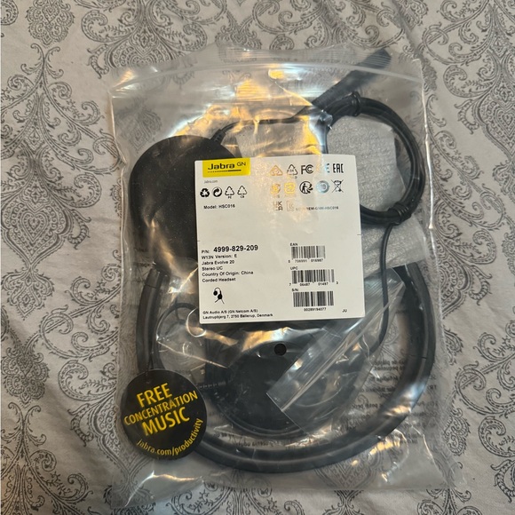 jubra | Headphones | Jabra Evolve 2 Uc Wired Headset With Usba ...